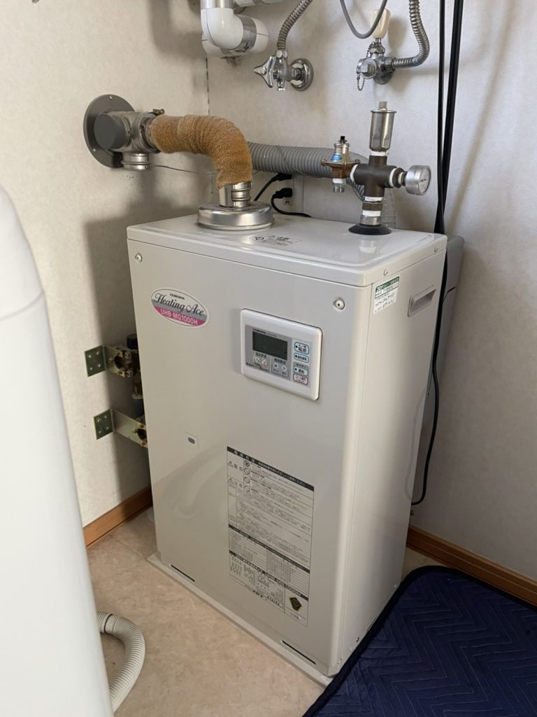 コロナUHB-MG1000HからコロナUHB-G120Hへの交換工事 | 給湯器のかしわ