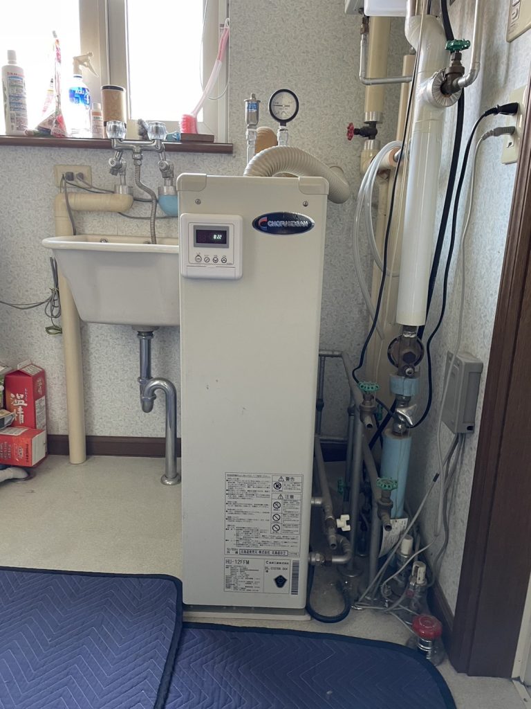 長府HU-12FFMからノーリツOH-G1506FF-RC BL 石油暖房ボイラー交換工事 | 給湯器のかしわ